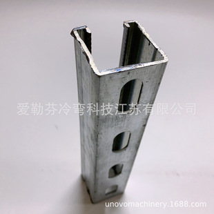 Q235B镀锌C型钢41*62*2.5mm 冷弯型钢 光伏支架冲孔型钢-阿里巴巴
