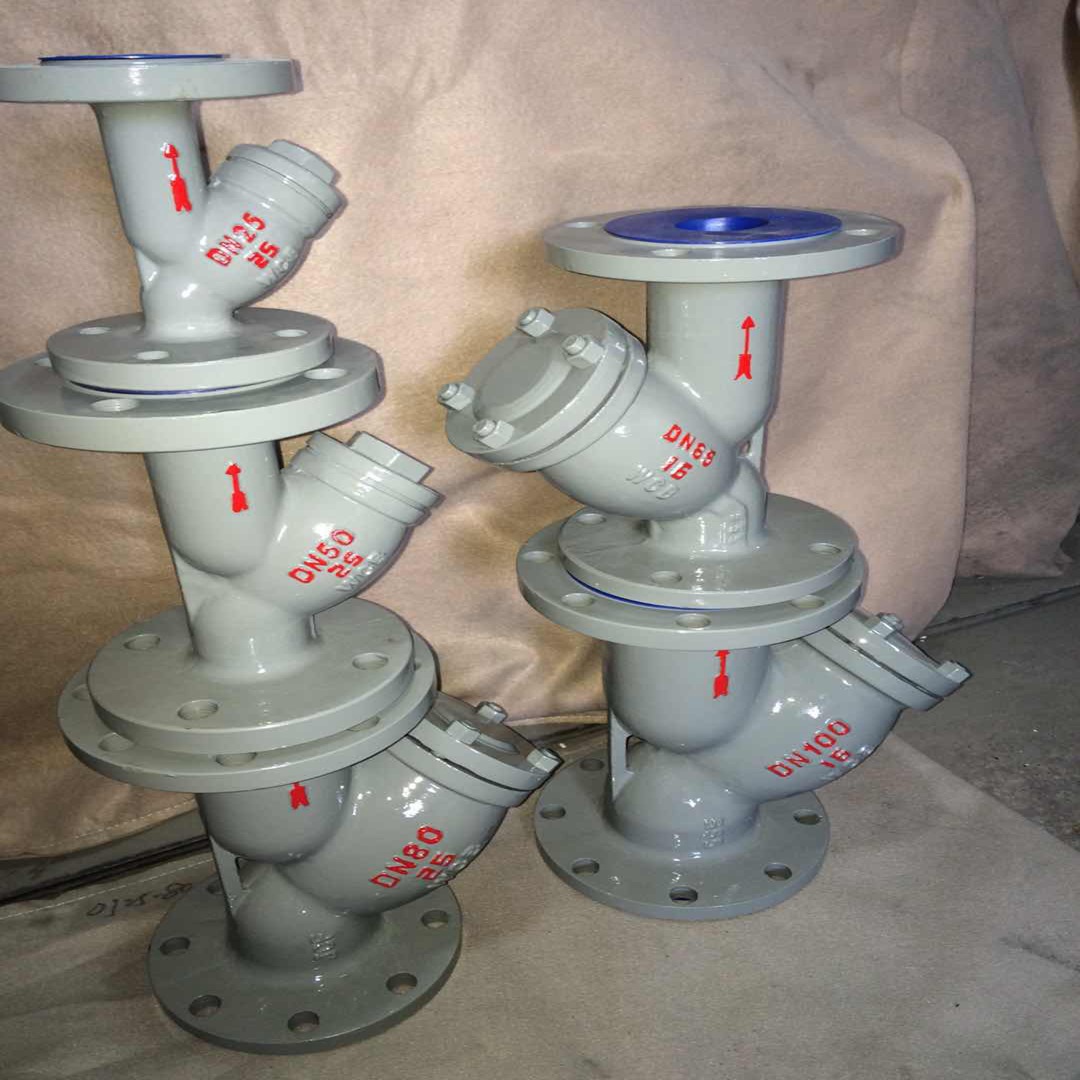 厂家直销铸钢法兰过滤器GL41H-16C Y型法兰过滤器 蒸汽滤网过滤器-阿里巴巴