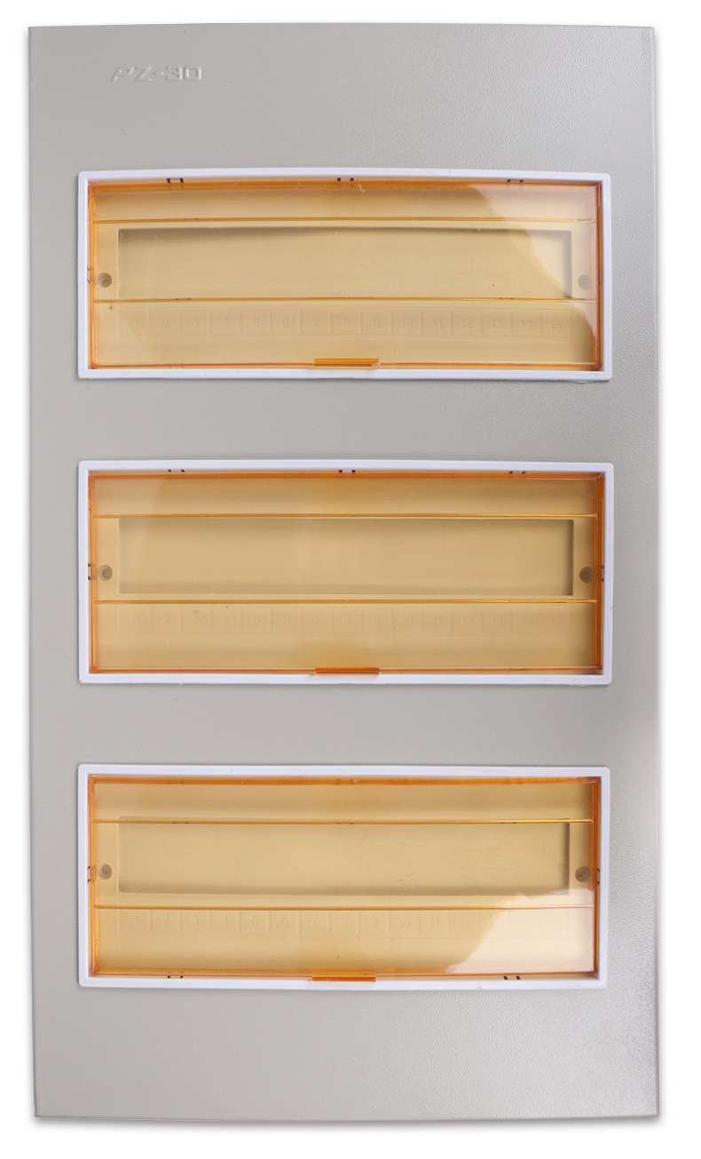 PZ30配电箱面板铁盖板明暗装箱盖子10/12/15/18/20回路单双排三排-阿里巴巴