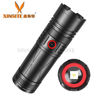 XINSITE户外强光手电筒恶魔之眼白激光小钢炮远射大功率手电-阿里巴巴