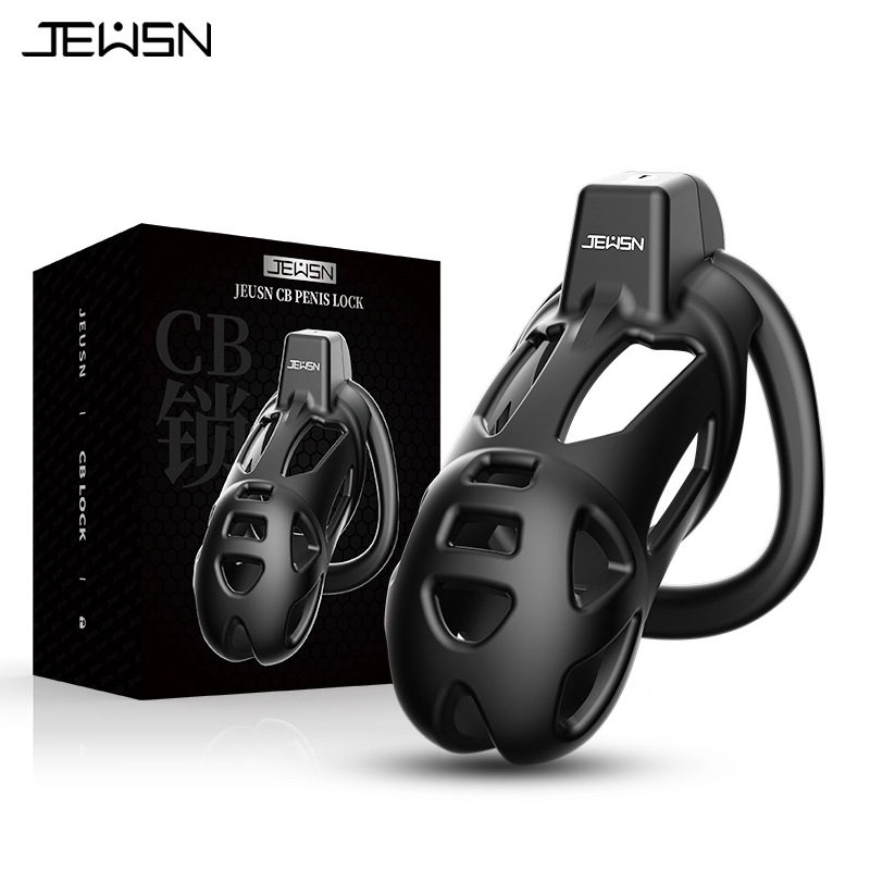 JEUSN久兴CB锁外出束缚硅胶套男用穿戴空心锁成人情趣性用品批发-阿里巴巴