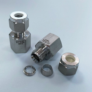 YEWPER系列产品- 卡套内牙终端接头 316L不锈钢双卡套转内丝接头-阿里巴巴