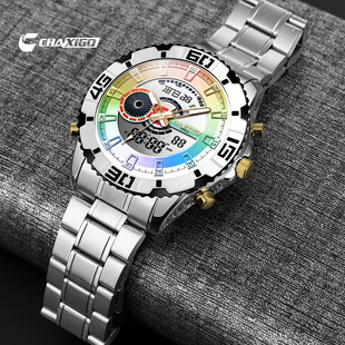 CHAXIGO多功能男表全自动男士手表夜光电子手表跨境爆款石英表-阿里巴巴