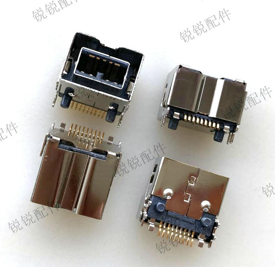 IEEE 1394B 9P母座 Female SMT 平行柱 USB连接器 1394B 1394插座-阿里巴巴