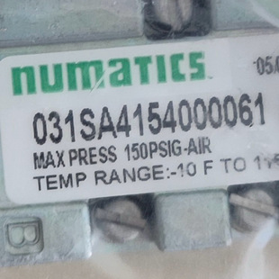 Numatics 031SA4154000061电磁阀Numatics电磁阀原品牌ASCO电磁阀-阿里巴巴