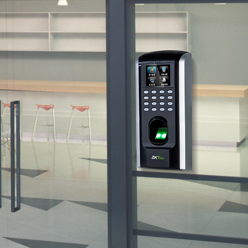 ZKTeco中控F7plus门禁指纹考勤一体机IC卡刷卡密码系统联网电子锁-阿里巴巴