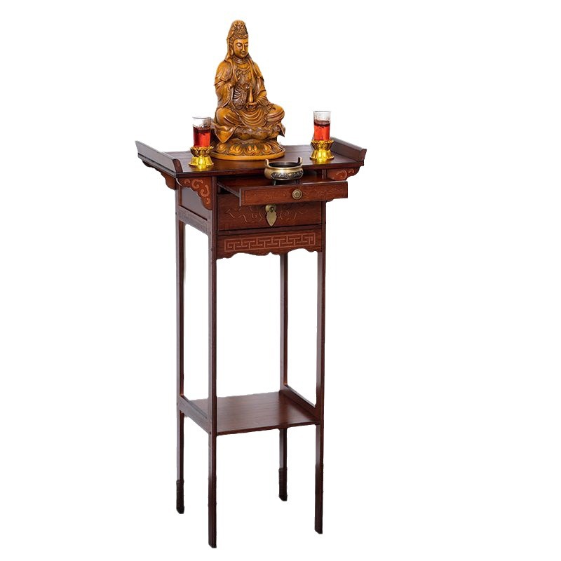 New Chinese style hallway table Zen living room Bodhisattva table ...