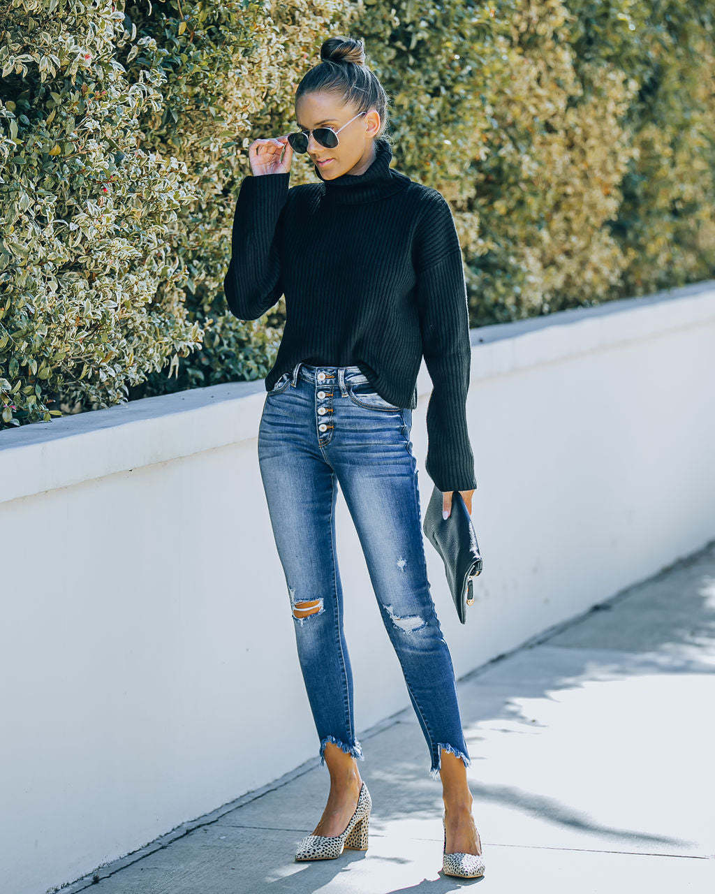 跨境专供现货批发欧美夏季新款女装高弹破洞中腰九分女士牛仔裤小-阿里巴巴