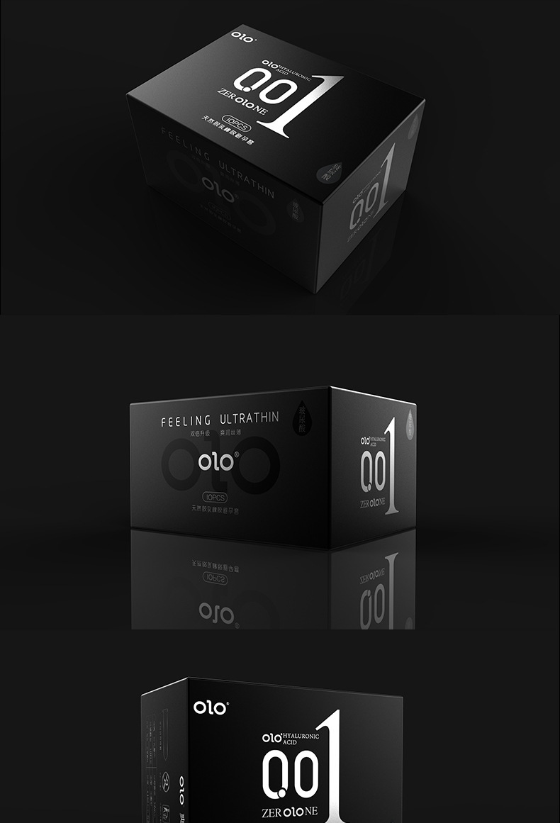 OLO001玻尿酸安全套男神女神款10只超薄裸入避孕套成人计生品批发-阿里巴巴