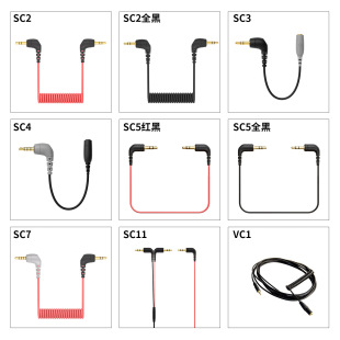 工厂批发适用罗德麦克风连接线SC5单反手机RODE转接线直播音频线-阿里巴巴
