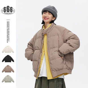 Shibuya Element冬季保暖面包服外套男女立领90绒防水羽绒服Y3254-阿里巴巴