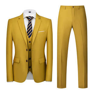 3 pieces Men's business suit men wedding Dress Suits Set套装-阿里巴巴