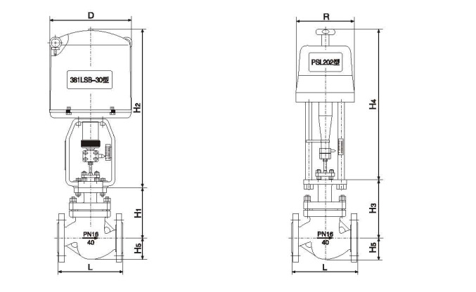 ZDLM-16C 电动套筒调节阀 4-20mA电子式电动流量调节阀 DN40-阿里巴巴
