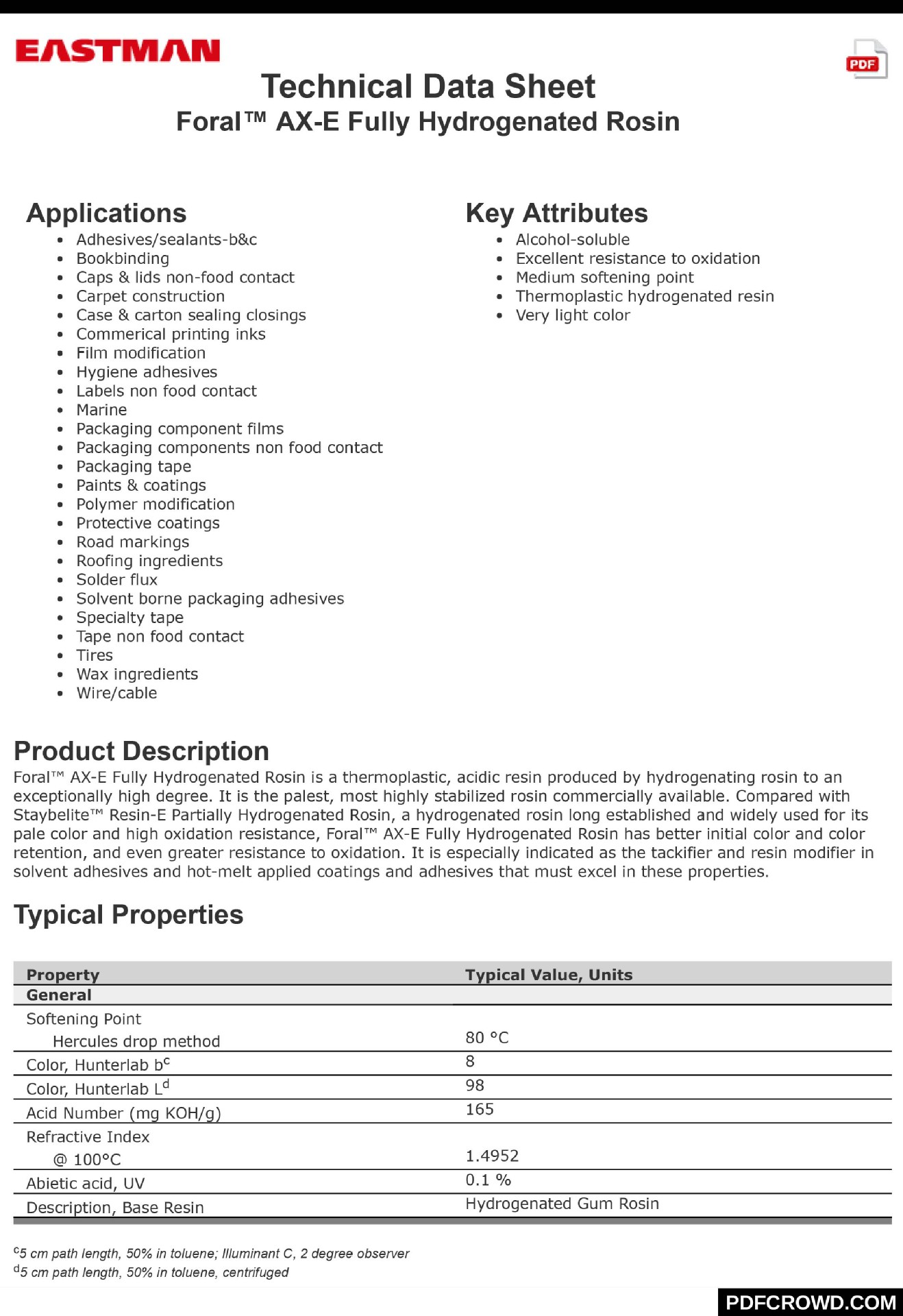 长期销售美国伊斯曼Foral AX-E 全氢化松香焊锡膏 焊锡丝氢化松香-阿里巴巴