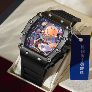 ZIDO品牌理查德高颜值时尚运动石英夜光防水酒桶形手表男士商务-阿里巴巴