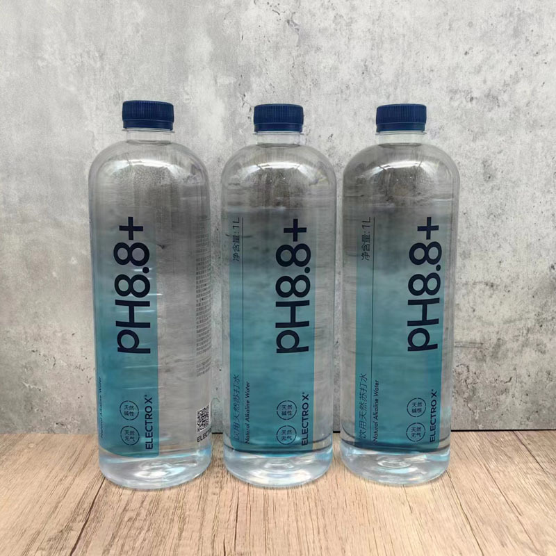 ELECTROX粒刻苏打水天然饮用水弱碱性PH8.8苏打水1L*9瓶整箱-阿里巴巴