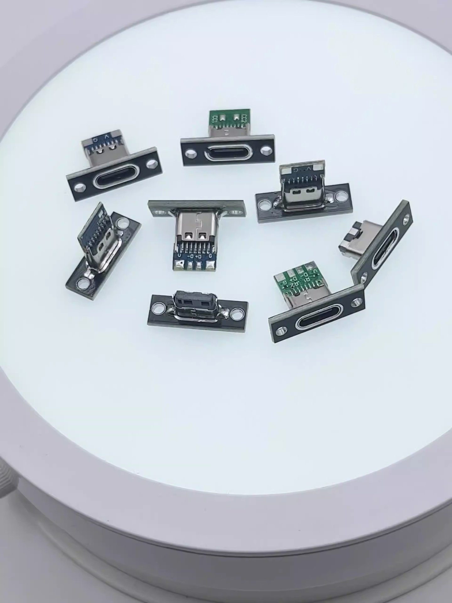 带固定板TYPE-C母键盘改装线USB键线分离type-c母端子数据充电线-阿里巴巴