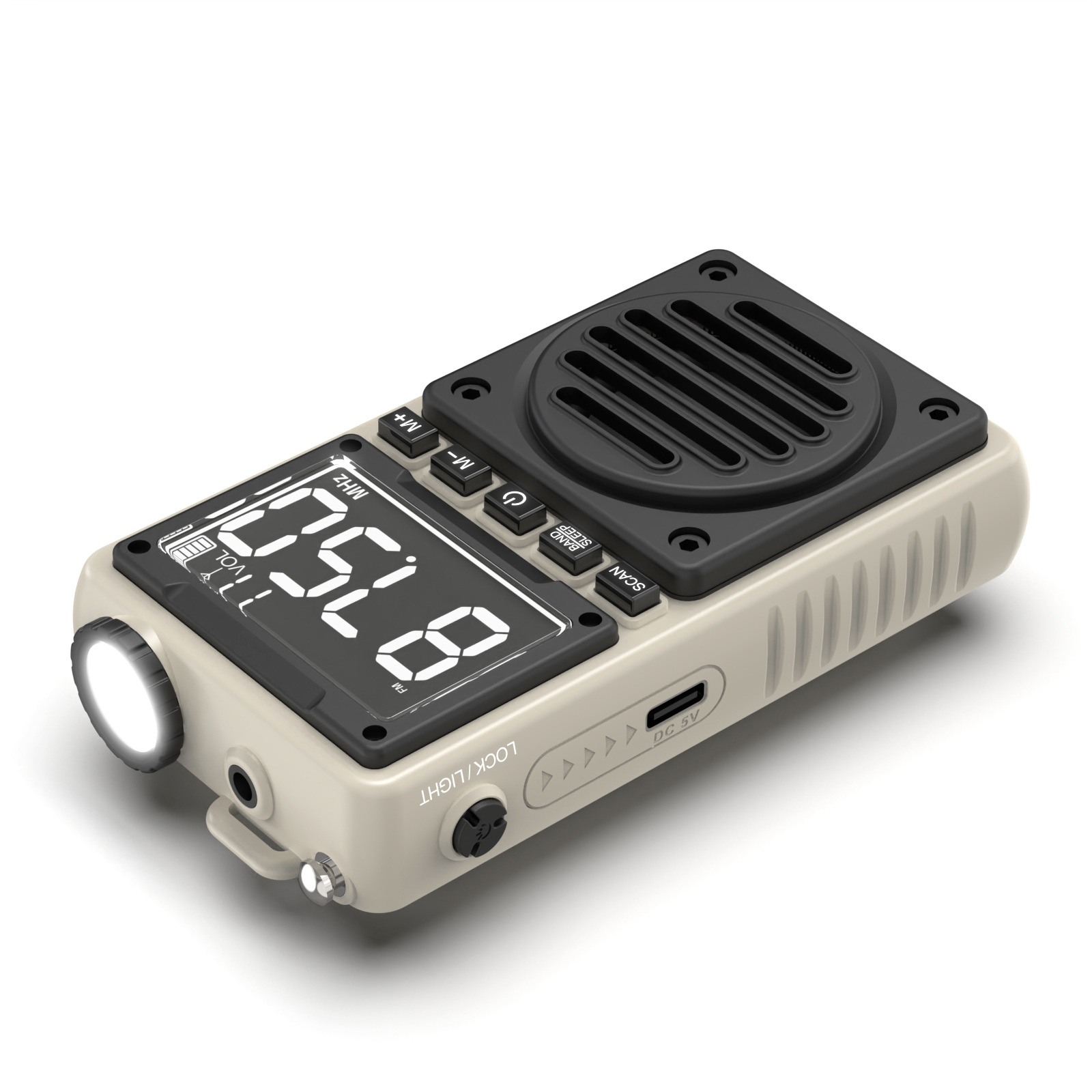 AM/FM Radio Portable Mini Radio Pocket Multi-Band FM Walkman USB ...