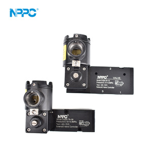 NPPC品牌CV361T6-15 /08二位五通先导式电磁阀气动电磁换向阀-阿里巴巴