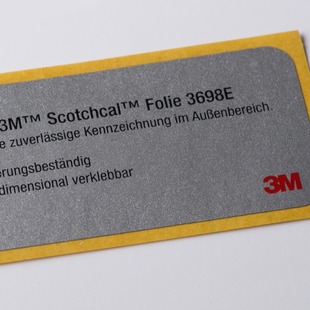3M-3698e哑银PVC弯曲粗糙表面标签3M ScotchCal Cast ul Film不干-阿里巴巴