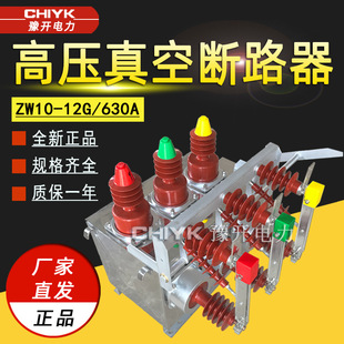 ZW10-12G/630户外高压真空断路器10kV手动带隔离刀闸高压柱上开关-阿里巴巴