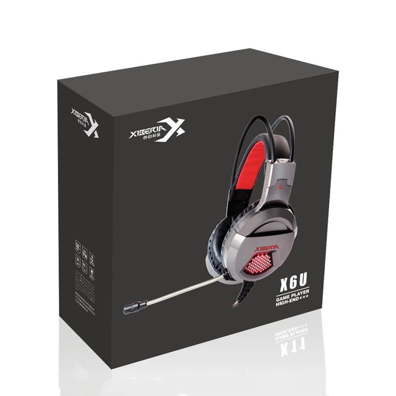 西伯利亚X6U头戴式7.1声道usb耳机网吧网咖电竞LOL绝地和平耳麦-阿里巴巴