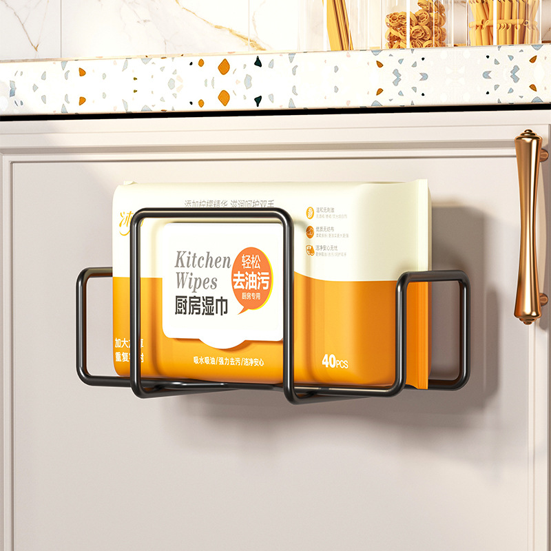 US$1.9 Wet Wipes Storage Rack Kitchen Punch-free Wet Wipes Rack Multi ...