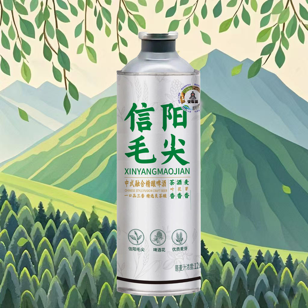 信阳毛尖中式精酿啤酒整箱1L*6罐装-阿里巴巴