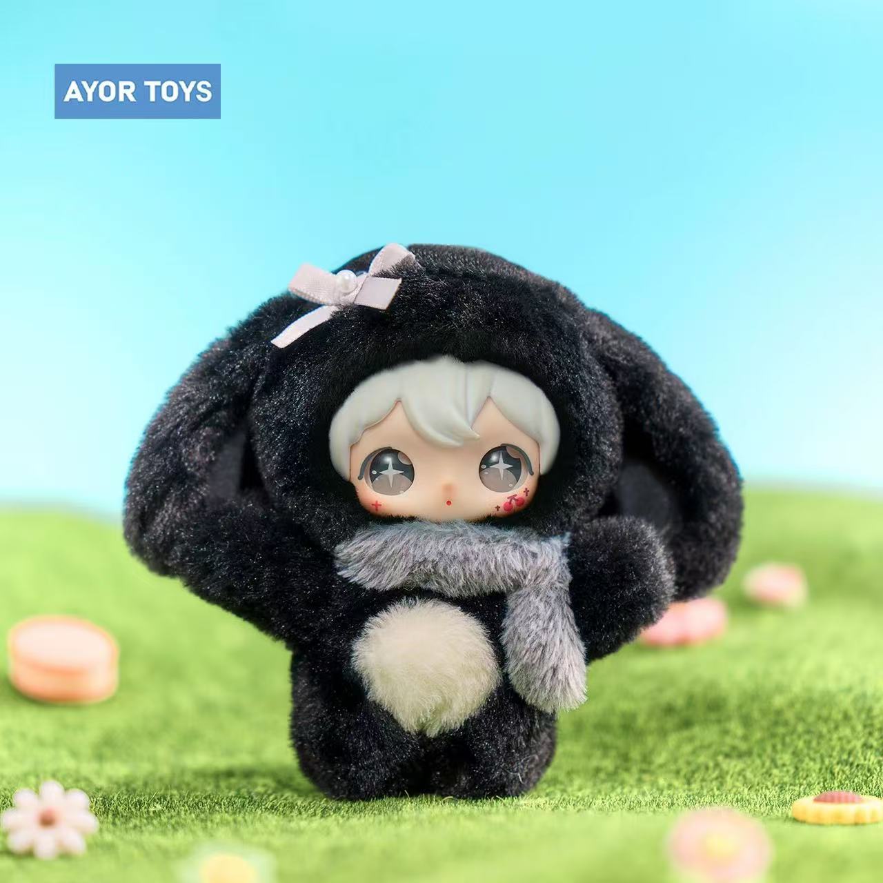 AYOR TOYS 兔闪闪ShyShy 闪亮世界系列 搪胶可爱盲盒潮玩毛绒挂件-阿里巴巴