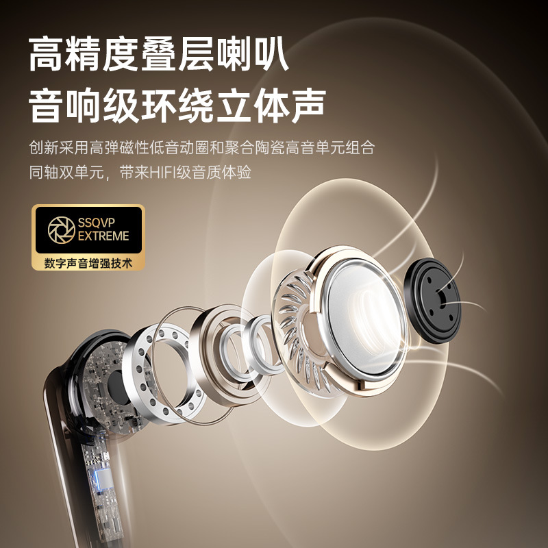 Cross-border New LCD Screen Noise Reduction Headset Full Color Touch ...