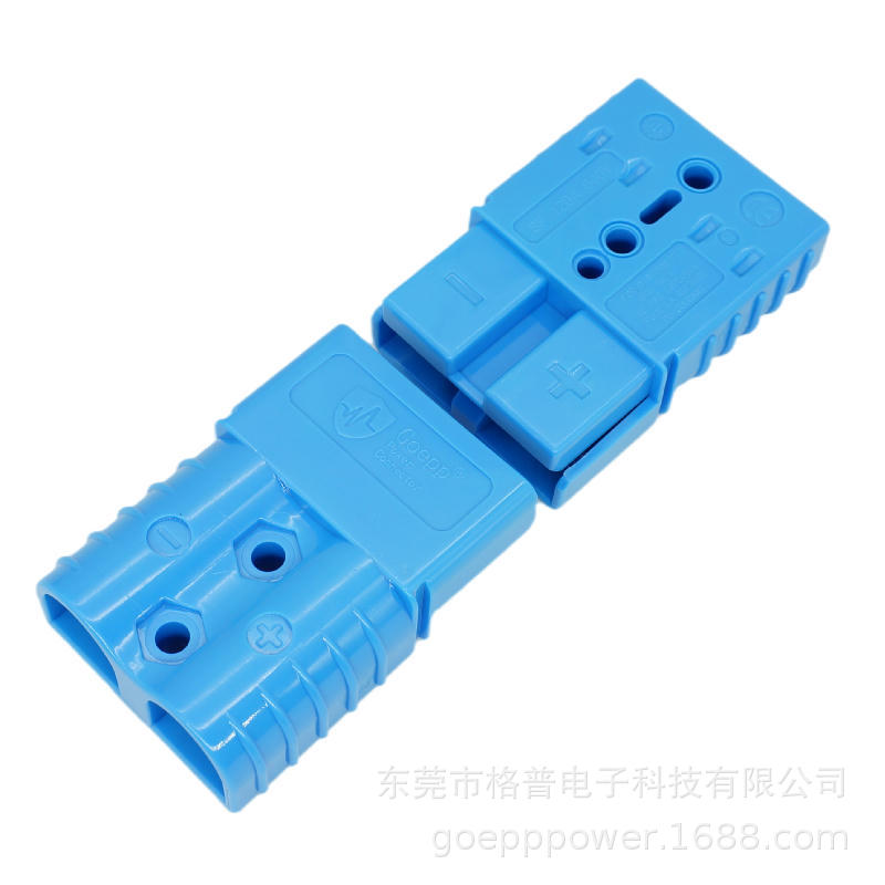 电动车洗地机电池充电电源插头SB120A600V双极大电流连接器接插-阿里巴巴