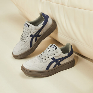 2024铂思休闲百搭秋冬新款系带圆头平底透气撞色运动INS潮女板鞋-阿里巴巴