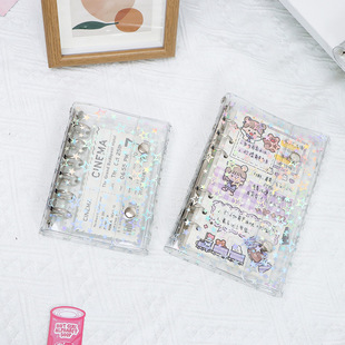 m5活页本双扣外壳a8手帐本子pvc活页手账本a7笔记本a6随身口袋本-阿里巴巴