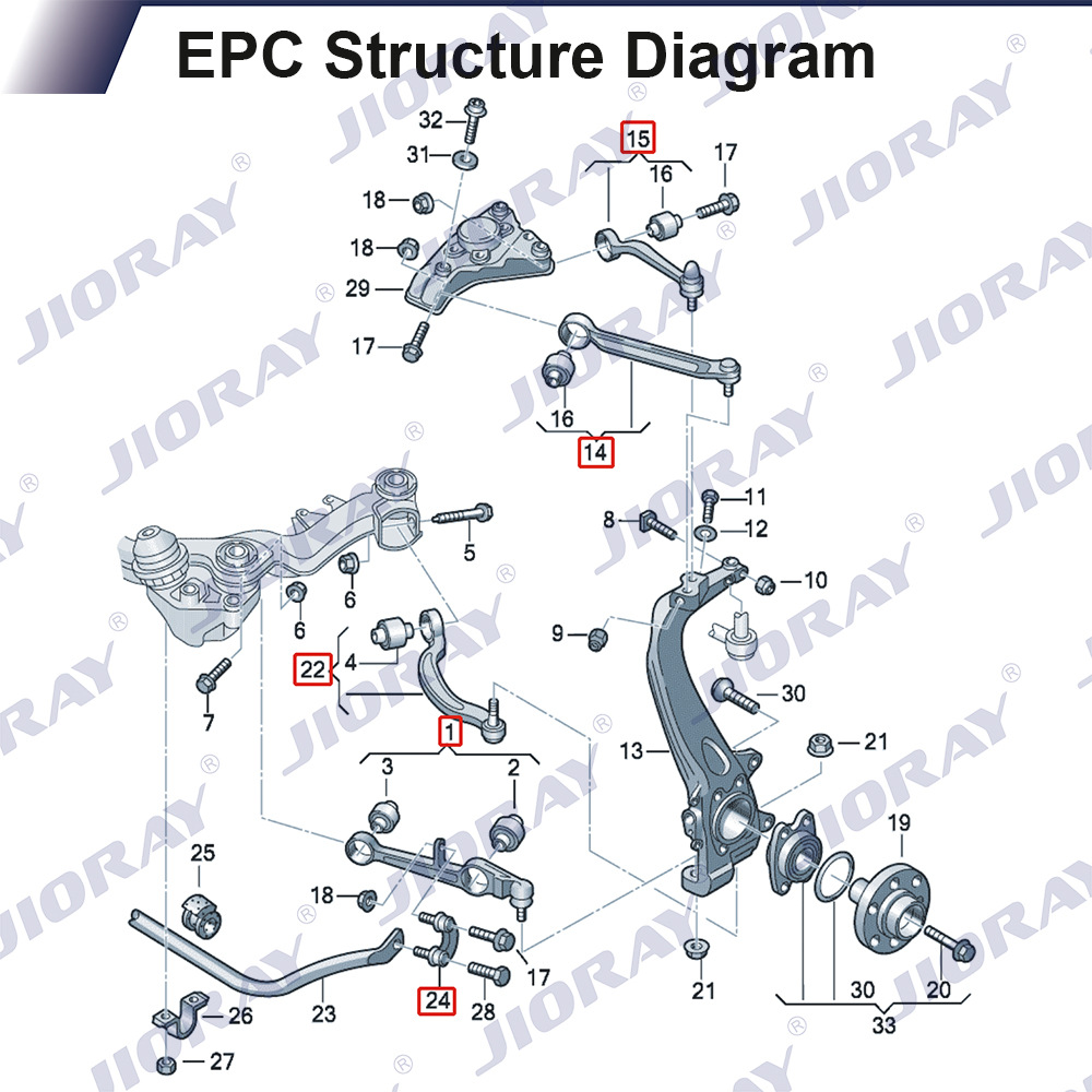 适用于奥迪A6系C6 套件 4F0407151 / 4F0407693-阿里巴巴
