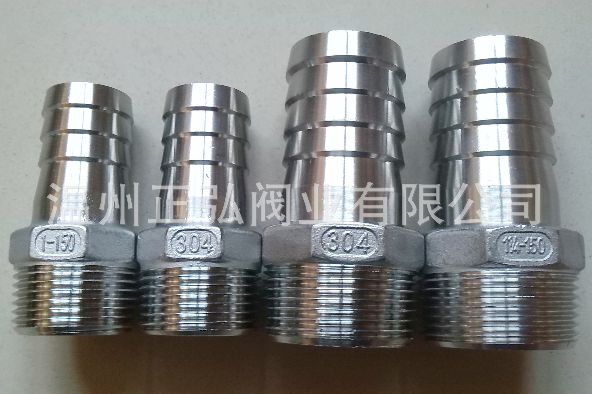 304不锈钢宝塔接头 1寸皮管接头 DN25六角宝塔接头 外螺纹倒刺-阿里巴巴