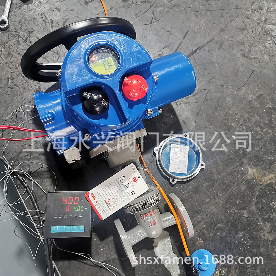 Z941H-16C-DN80智能调节型电动闸阀 双法兰电动闸阀4-20mA DC信号-阿里巴巴