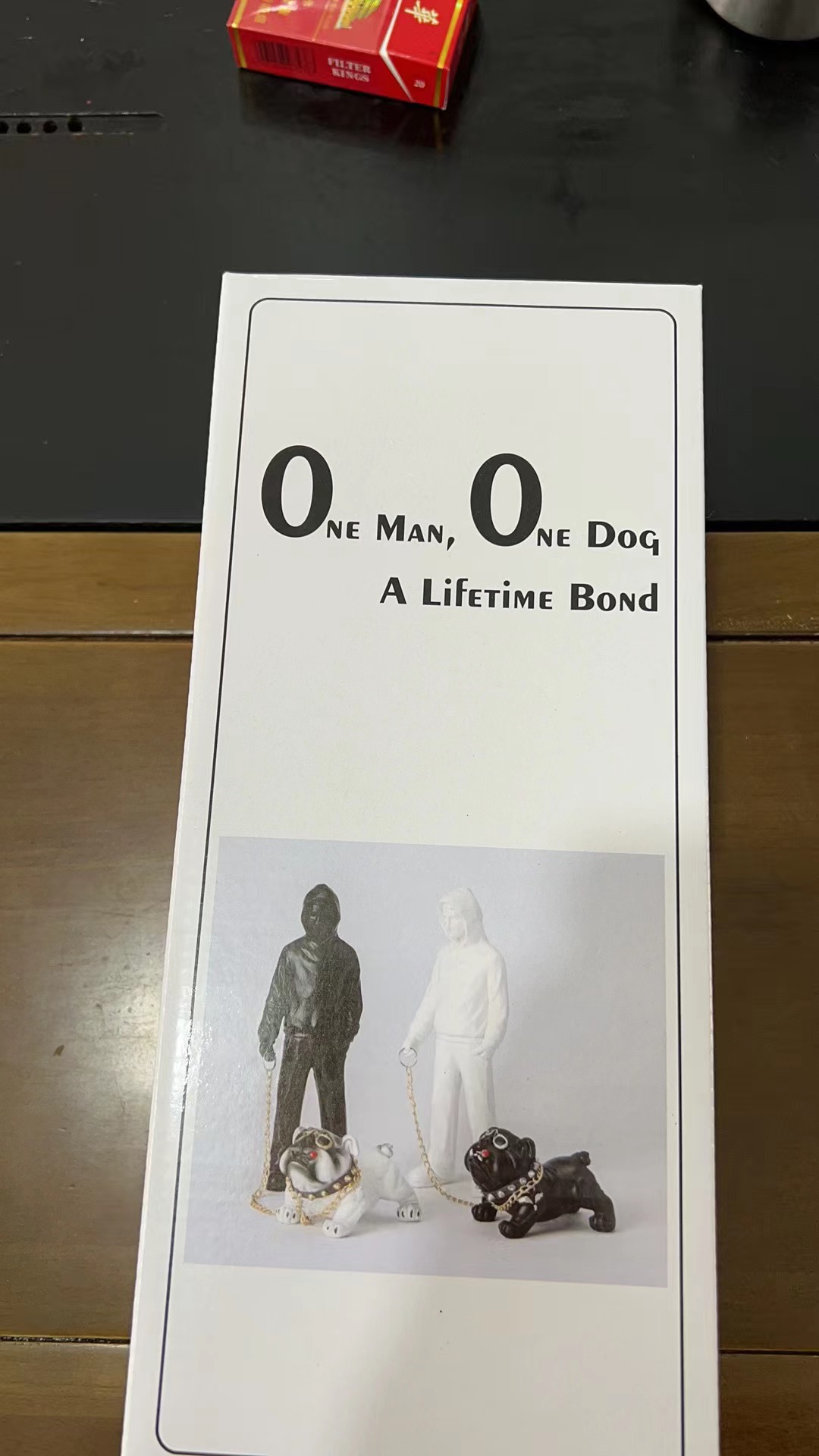 跨境 ONE MAN ONE DOG 一人一狗庭院摆件书房装饰摆件树脂工艺品-阿里巴巴