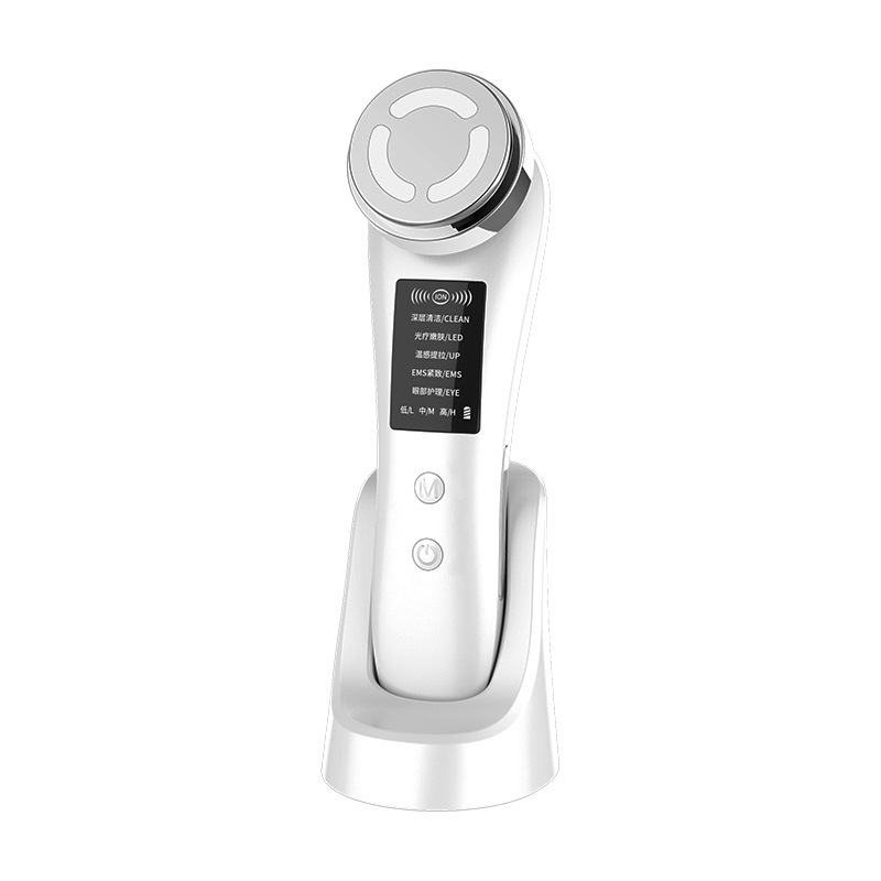 M80B five-mode EMS micro-current beauty instrument heating color light ...