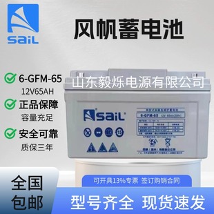 SAIL风帆蓄电池6-GFM-65 12V65AH铅酸免维护UPS电源 EPS直流屏用-阿里巴巴