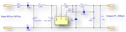 小家电ic KP3111 KP3112LGA KP3114WPA KP3116WPA非隔离电源-阿里巴巴