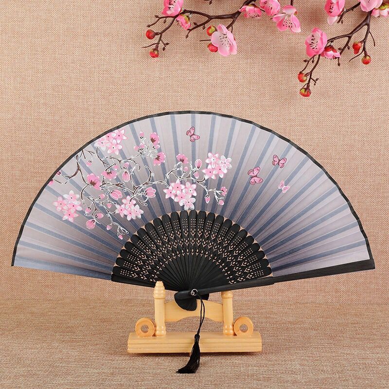 Chinese wind hanfu fairy princess folk dance folding fan women's ...