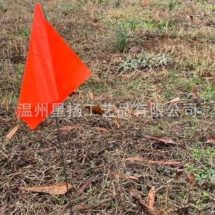 跨境印刷logo标志旗彩色标志旗测量地标旗灌溉标记小旗making fla-阿里巴巴