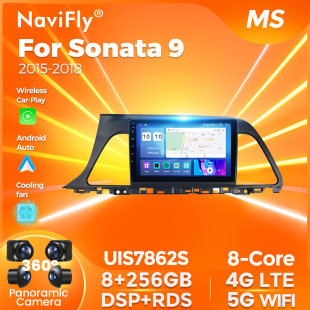 适用现代Sonata9 2015-2018款蓝牙Carplay车载多媒体GPS导航屏-阿里巴巴