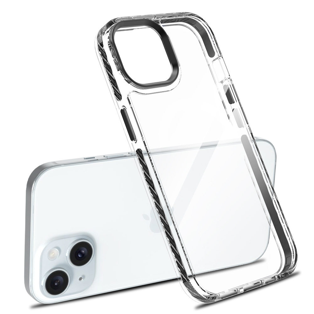 适用于iphone15丰彩二合一tpu+pc+tpe透明手机壳镜头框防摔保护套-阿里巴巴