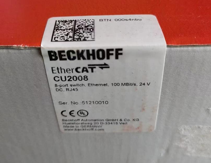 倍福Beckhoff CU1128 EtherCAT以太网交换机-阿里巴巴