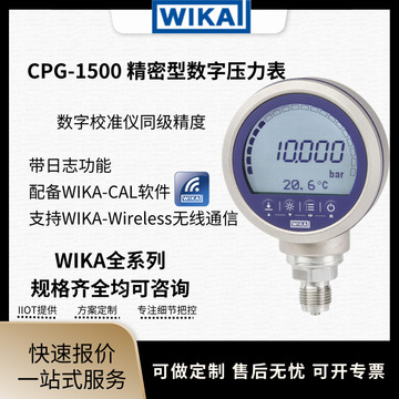 德国WIKA威卡精密型数字压力表CPG1500本安带日志无线保护USB防爆-阿里巴巴