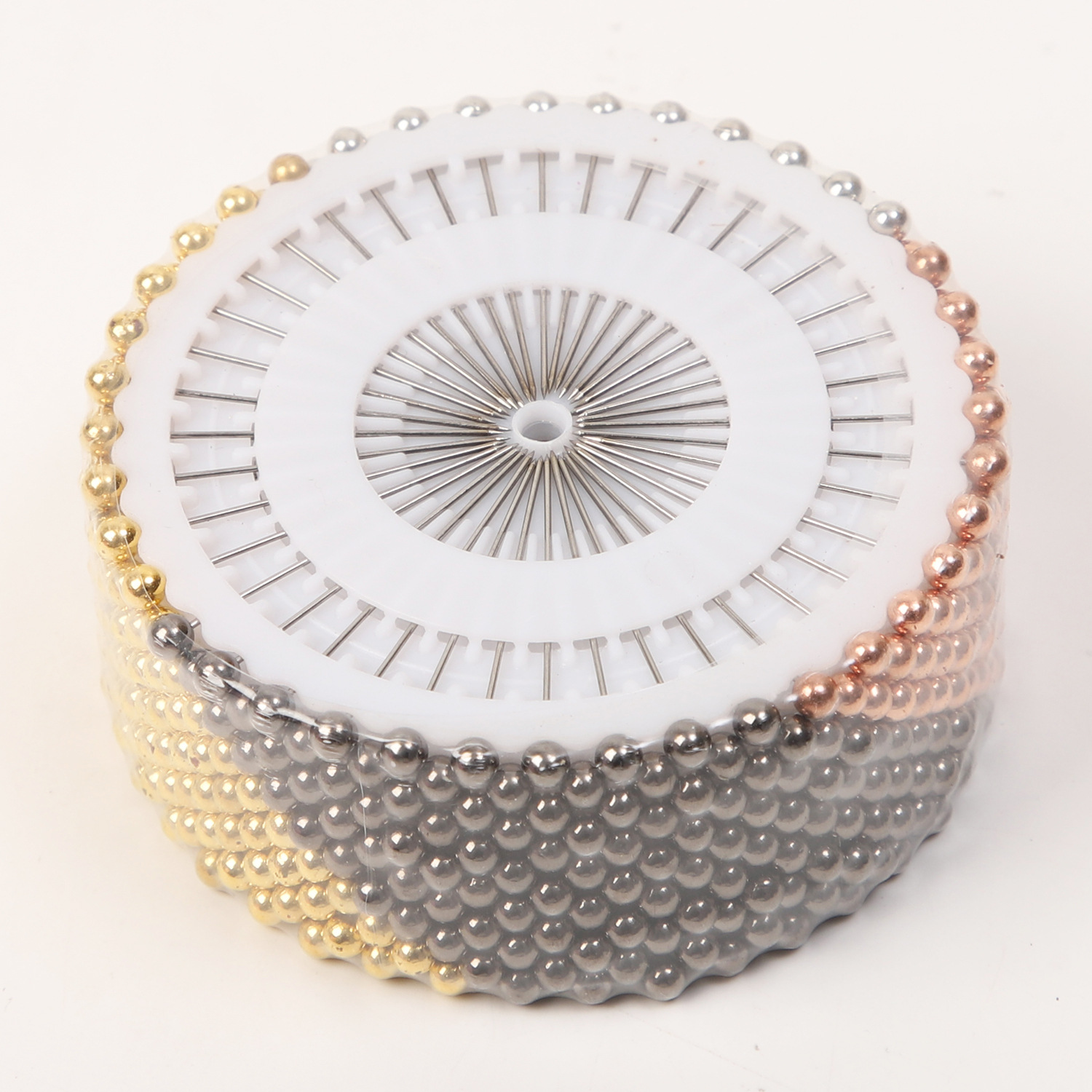 批发彩色金属梨型针大头针手工立裁固定针大号圆盘长款定位针珠针-阿里巴巴