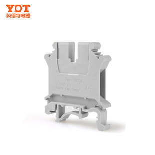 UK导轨式接线端子UK2.5B/3N/5N/6N/10N/16电压电流保险接地端子排-阿里巴巴