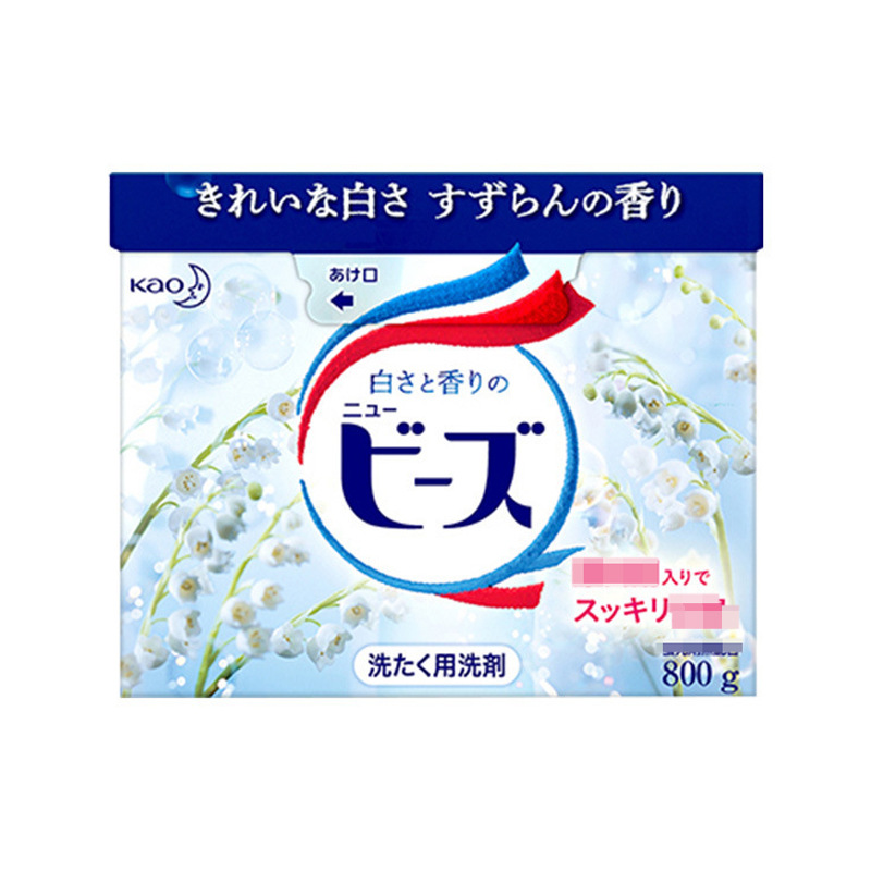 日本进口KAO花王洗衣粉800g 铃兰玫瑰香柔顺剂个护衣物清洗粉批发-阿里巴巴