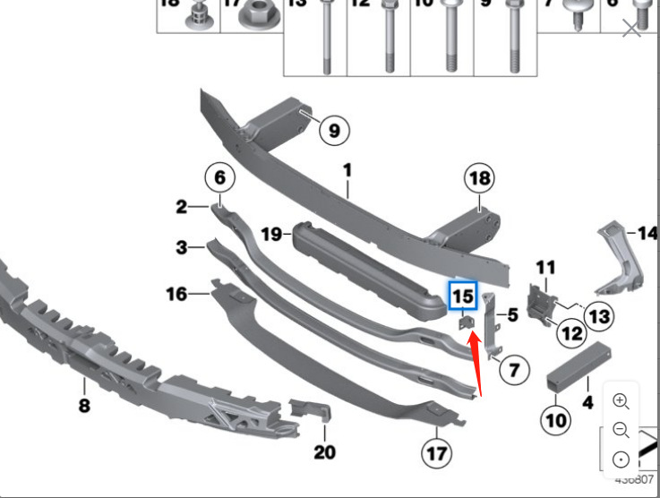 51647247665 51647247666 适用于宝马5系F10 前杠小支架-阿里巴巴